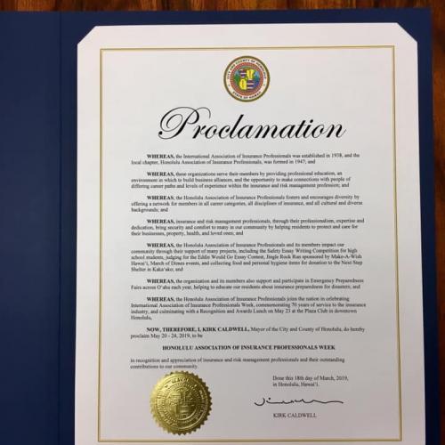 Mayor's Signing of Proclamation for IAIP Week | HONOLULU ASSOCIATION OF ...